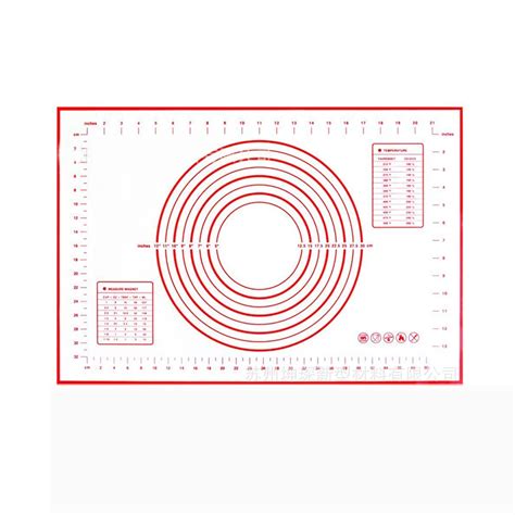 60*40/29*26 см силиконовый коврик для выпечки со шкалой прокатки теста ...