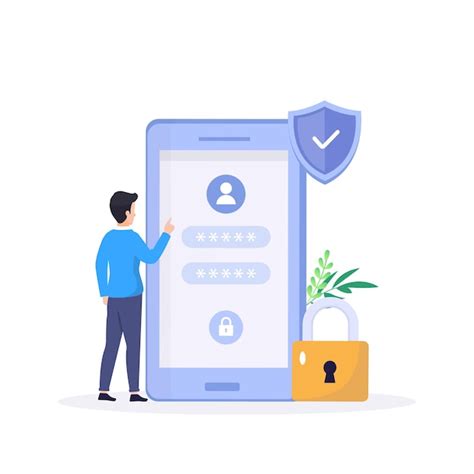 Premium Vector Data Protection Concept Shield On Computer Data