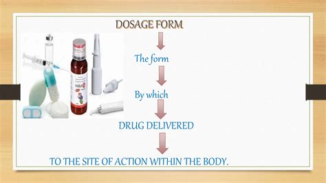 Dosage Form And Its Classificationpptx