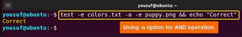 The Test Command In Linux With Practical Examples LinuxSimply