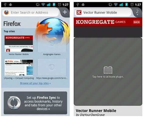 Firefox 14 Beta For Android Native Ui Adobe Flash Support Liliputing