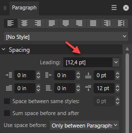 UI Inconsistency Combo Box For Text Leading Doesn T Share The Same