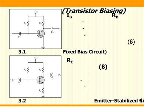 Transistor Bias Circuit PPTX