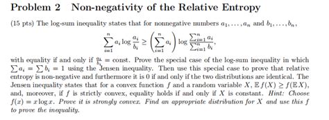 solved Žalost 3 a log i 1 problem 2 non negativity of