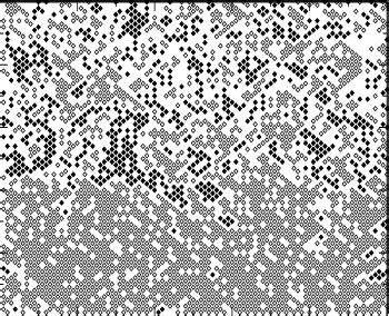 Particle configuration at density ρ after MC steps system Download Scientific