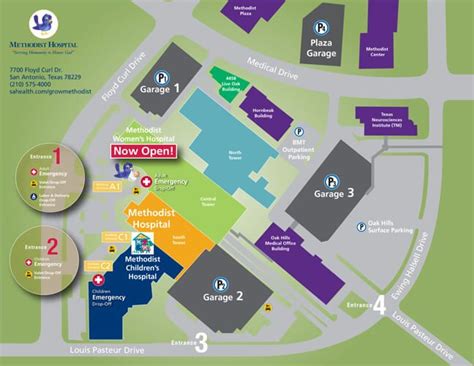 Methodist Healthcare San Antonio Texas Campus Map