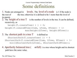 Binary Tree Adt Jkkgnnnnsjkwnbwb Pptx