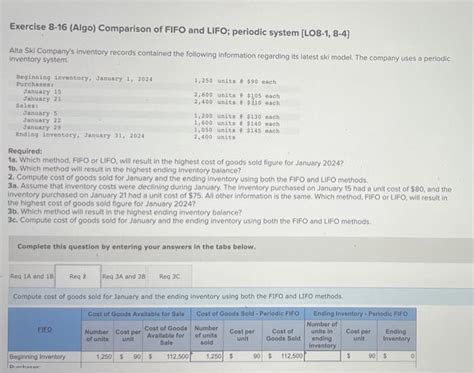 Solved Exercise 8 16 Algo Comparison Of Fifo And Lifo