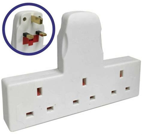 WAY SOCKET EXTENSION MULTI PLUG IN MAINS SOCKET A AMPS EEBAZAAR