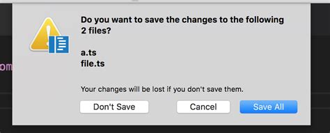 Don T Save All Files Issue Microsoft Vscode GitHub