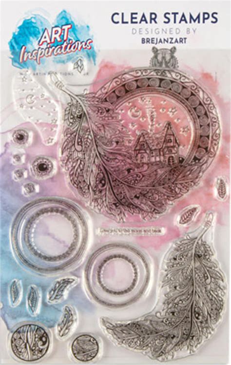 Art Inspirations with Martina A5 Stamp Set - Love you to the Moon and ...