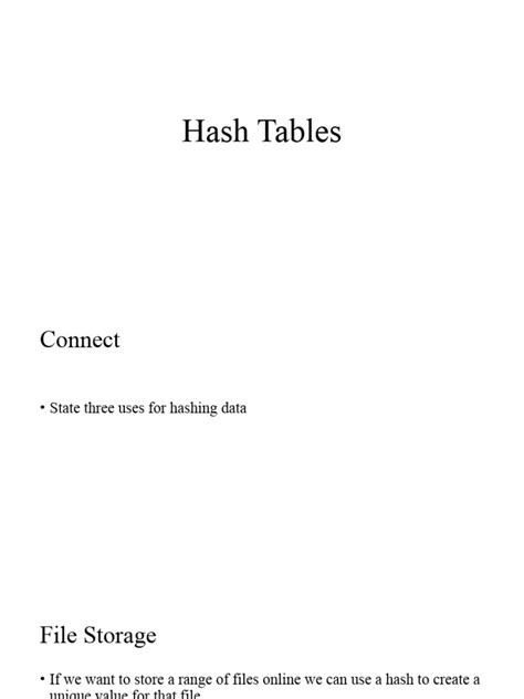 hash tables pdf database index computer data