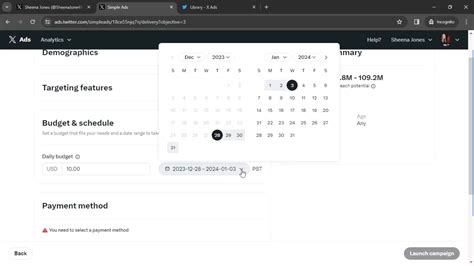creating an ad user flows in web apps page flows
