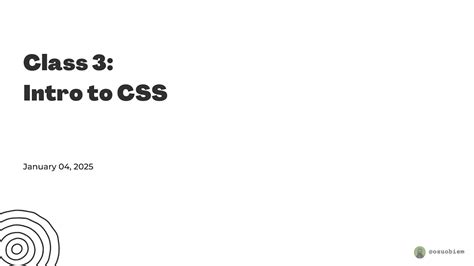Intro To Css Youtube