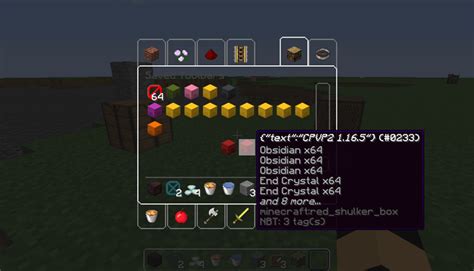 Saved Toolbars Bug Rminecraft