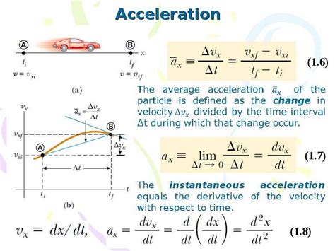 Visualizing Acceleration A Motion Diagram