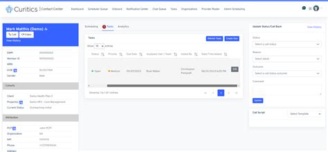 Task Management And Analytics Curitics