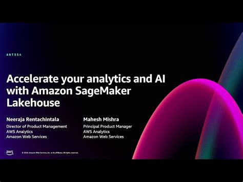 aws re invent 2024 [new launch] amazon sagemaker lakehouse