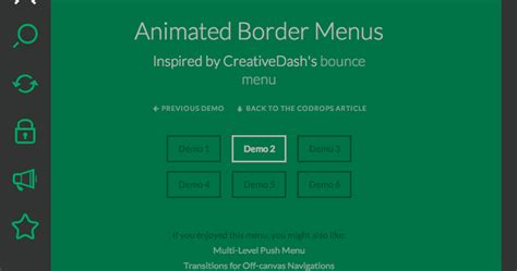 Border Menu Dengan Animasi Dan Css