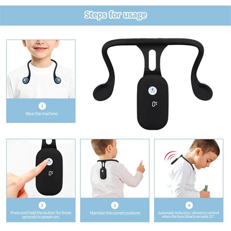Intelligent Posture Correction Device Smart Realtime Scientific Back Posture Training Monitoring