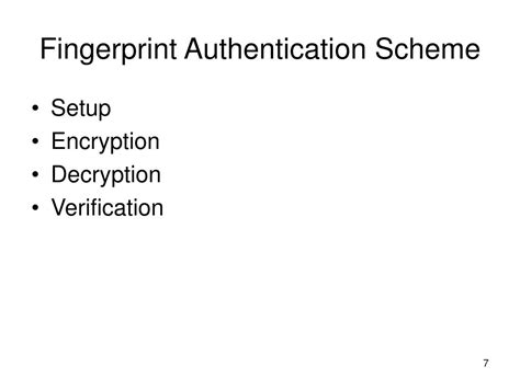 Ppt A Secure Email System Based On Fingerprint Authentication Scheme Powerpoint Presentation