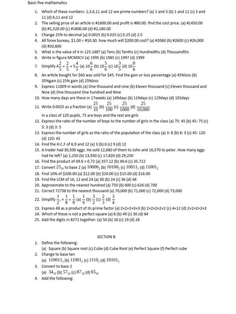 Mathematics Second Term 010037 Pdf Arithmetic Mathematics
