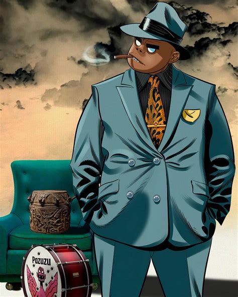 Russel Gorillaz Phase 6 Gorillaz Art Gorillaz Russel Gorillaz