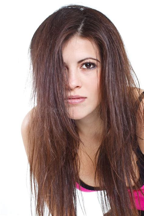 Belle Jeune Femme Photo Stock Image Du Cheveu Mod Le