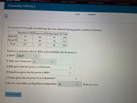 Solved Edinity Probability Statistics And P Edfinity 1