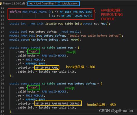 Linux Netfilter在网络层的实现详细分析（iptables）netfilter挂钩点 Csdn博客