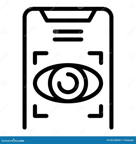 Privacy Password Icon Outline Style Stock Vector Illustration Of Safe Design 202186960