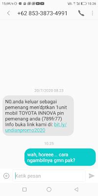 Ciri Ciri SMS Penipuan Dan Cara Melaporkannya Masvian