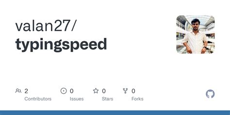 GitHub Valan Typingspeed