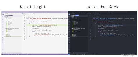 vscode主题推荐 quiet light and atom one dark vscode 浅色主题推荐 csdn博客