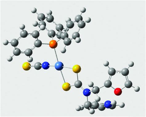 Optimized Molecular Structure Of Complex 5 Download Scientific Diagram