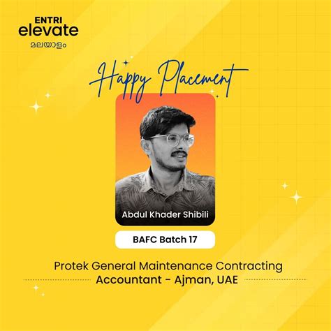 Entri Elevate On Linkedin Placement Gotplaced Uae Newjob Career