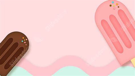 Border Frame Summer Ice Cream Day Cute Powerpoint Background For Free Download - Slidesdocs