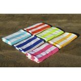 Mainstays 6 Pack Cabana Stripe Beach Towels 100 Cotton Soft