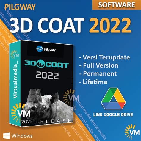 Jual 3d Coat 2022 Full Version Digital Sculpting Texturing Retopology