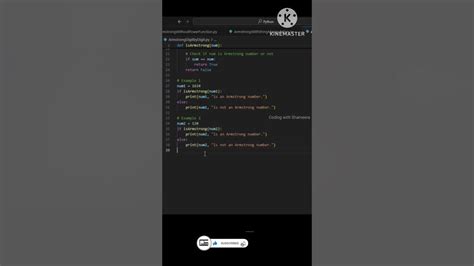 Check Number Armstrong Or Not Part 2 Codingwithshameera1 Python