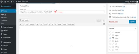 php how to get wordpress post featured video url stack overflow