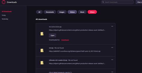 Opera Gx Doesnt Let You View Active Downloads Roperagx