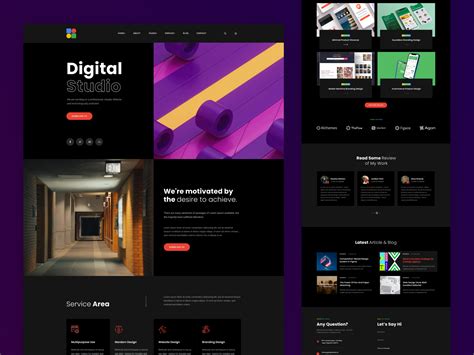 Digital Agency Homepage Design By Shreay Goyal On Dribbble