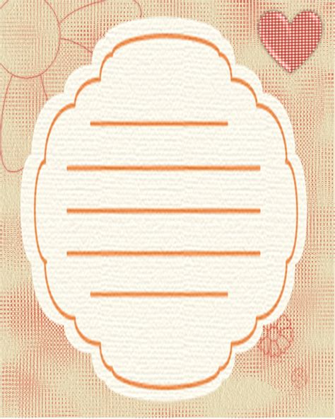 Plantilla Carta Amor Imagui