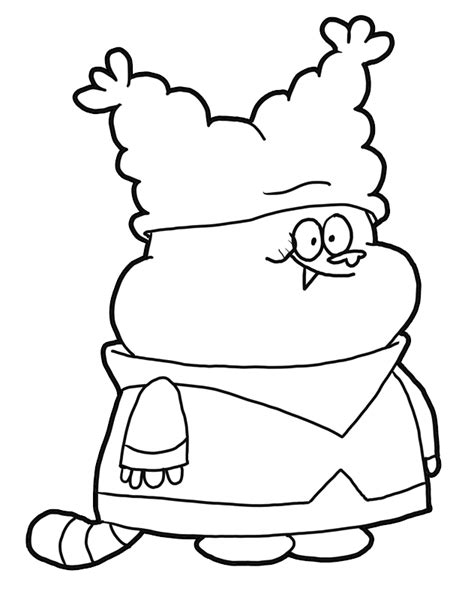 Chowder Coloring Pages To Print Free Printable Chowder Coloring Sheets