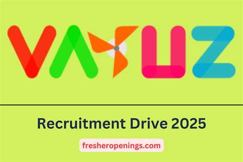 Vayuz Technologies Internship 2025 Hiring Freshers Stipend Up To 7 Lpa