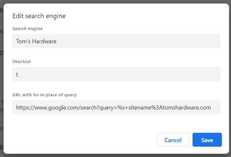 how to search your favorite site directly from chrome s address bar in