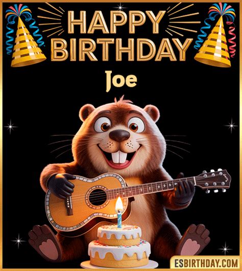 Happy Birthday Joe  🎂 Animated Images Wishes And Music 【27 S】