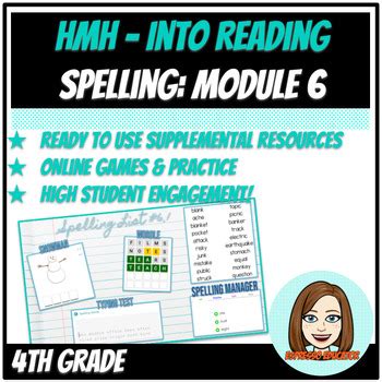 HMH Into Reading Module Spelling Th Grade By Espresso Educator