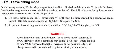 S32k358 Leaving Debug Mode Nxp Community